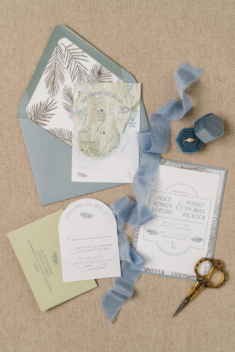 Watercolor Wedding Maps From Dodeline Design